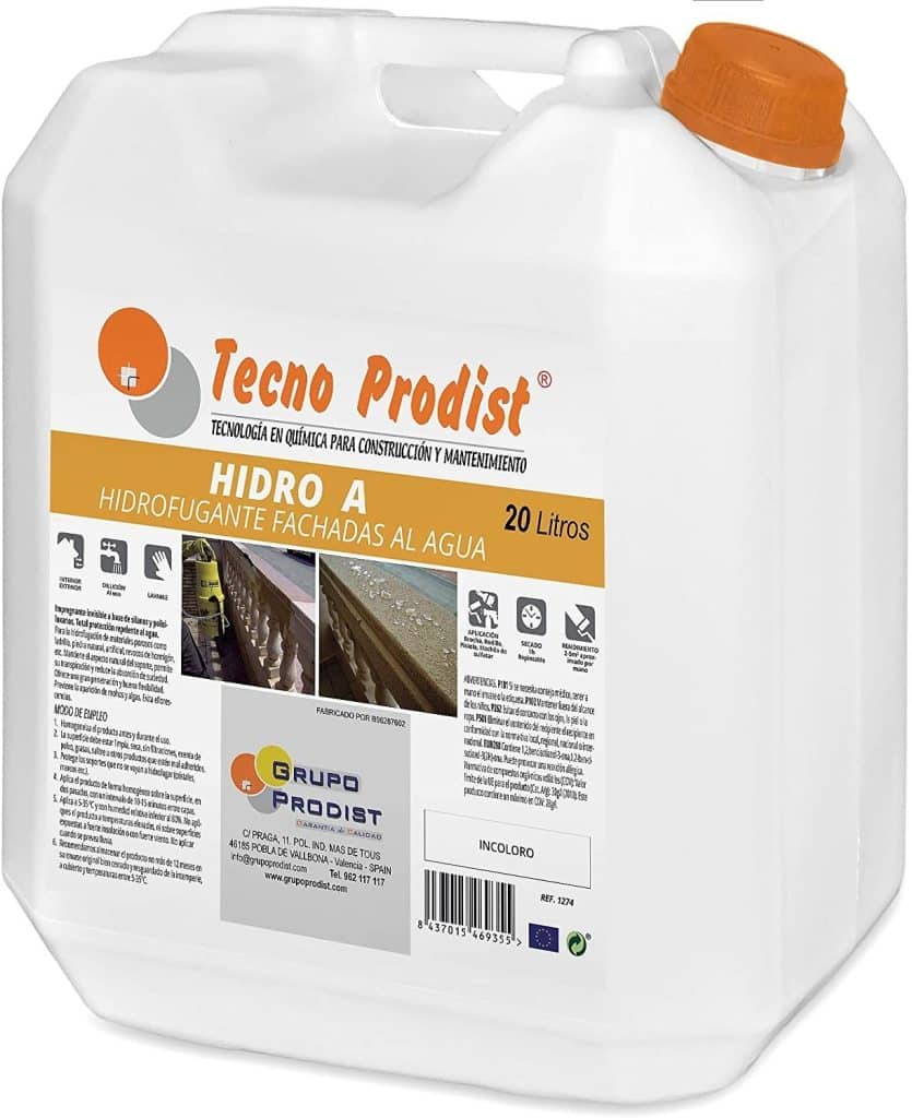 HIDRO A de Tecno Prodist - Impermeabilizante Transparente al agua ...